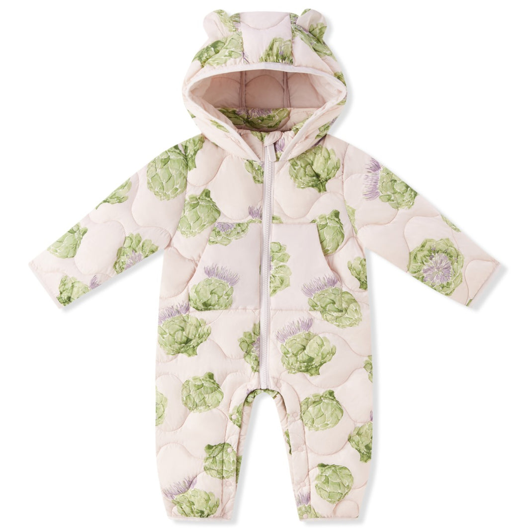 Lightweight Down Hooded Jumpsuit – MILKBARN