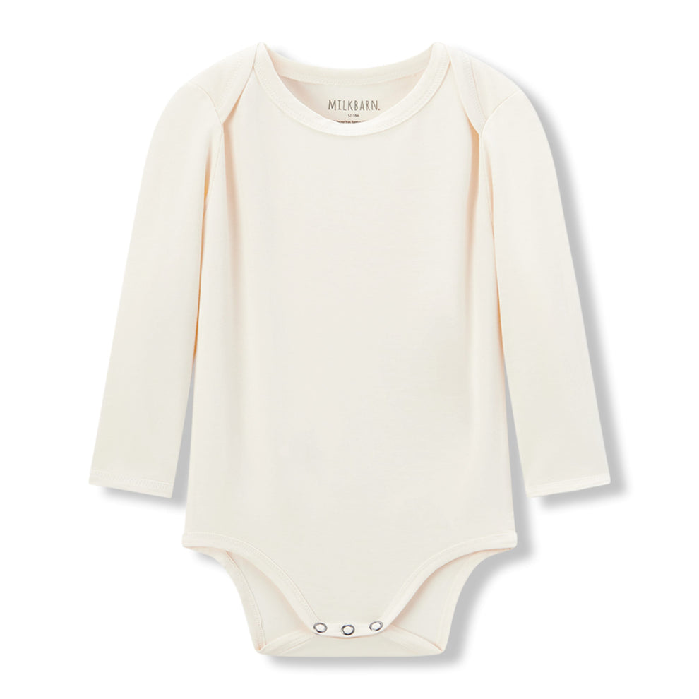 Salt Luxe Solid Long Sleeve One Piece – MILKBARN