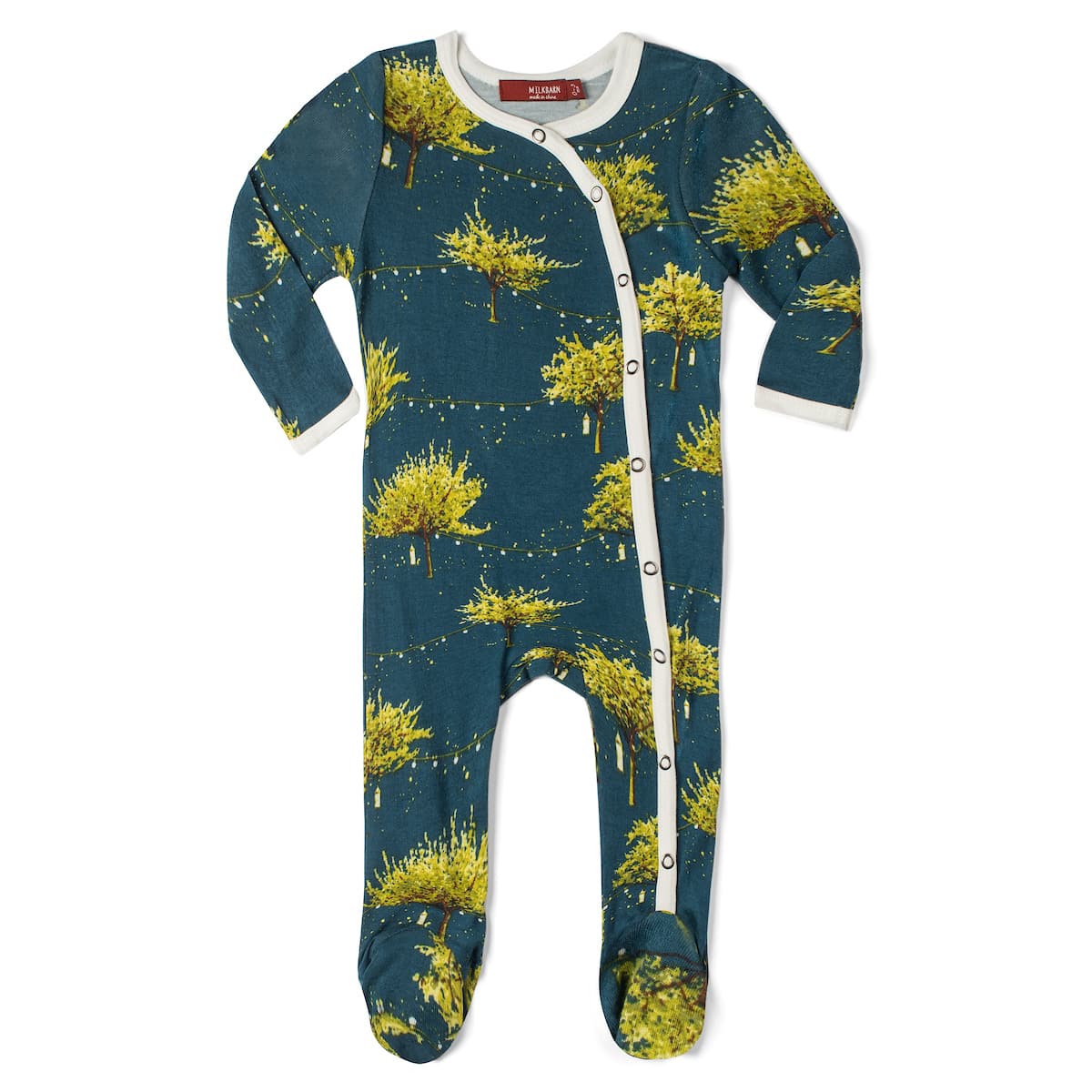 Firefly Bamboo Snap Footed Romper – MILKBARN
