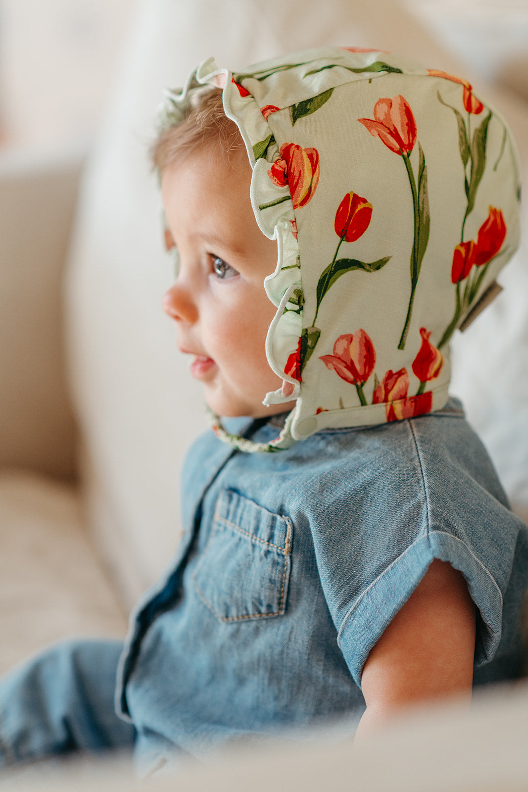 Tulip Luxe Stretch Bonnet – MILKBARN