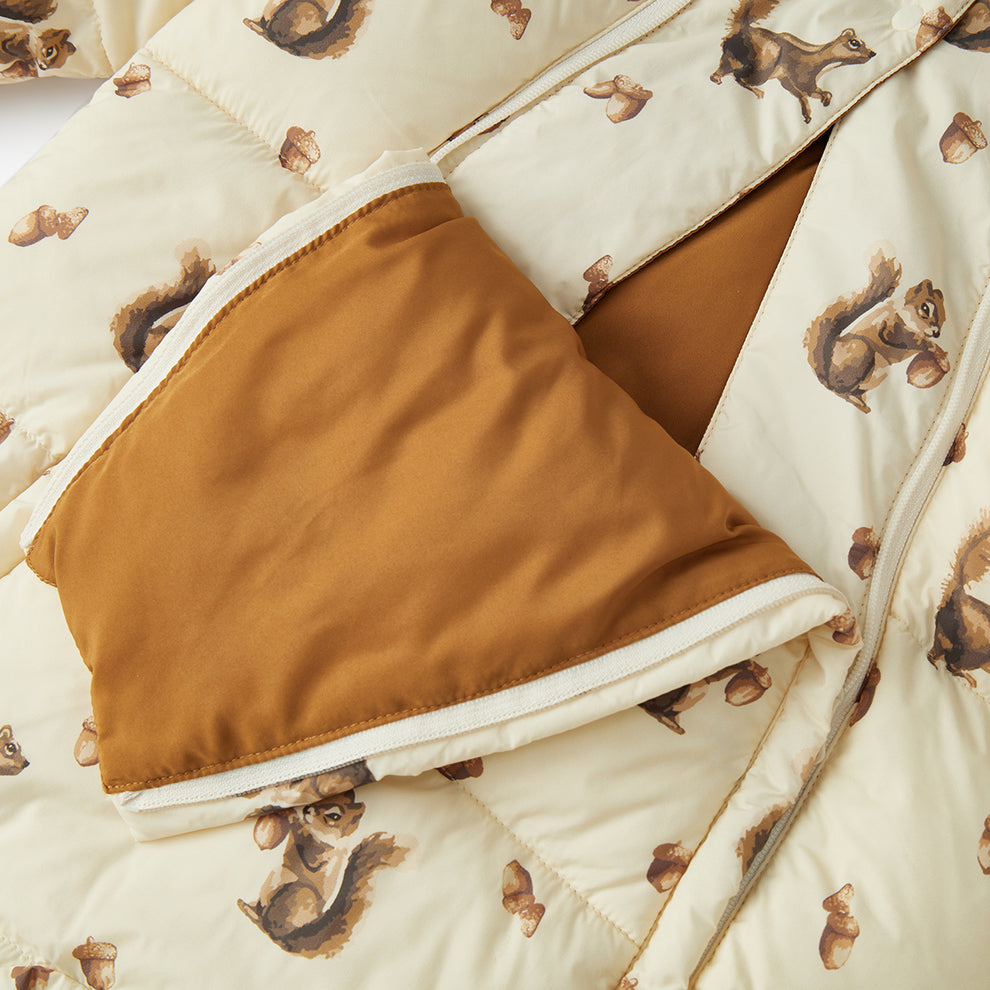 Chipmunk Puffy Down Jumpsuit – MILKBARN