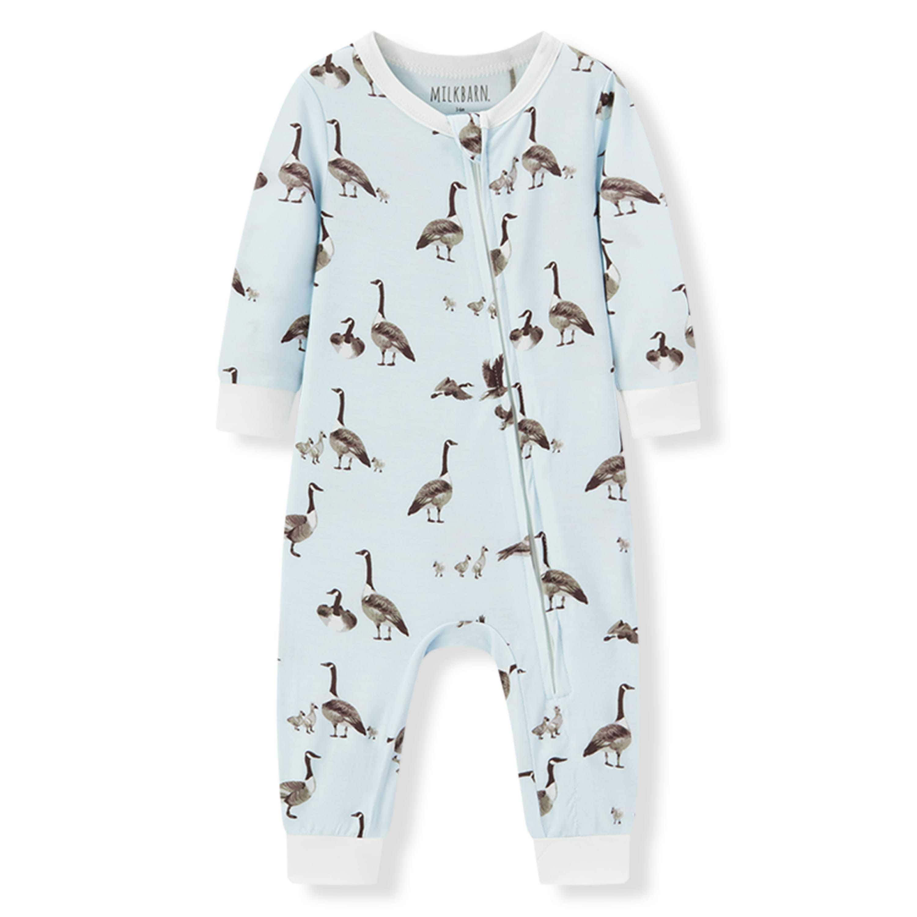 Goose Luxe Stretch Zipper Pajama – MILKBARN